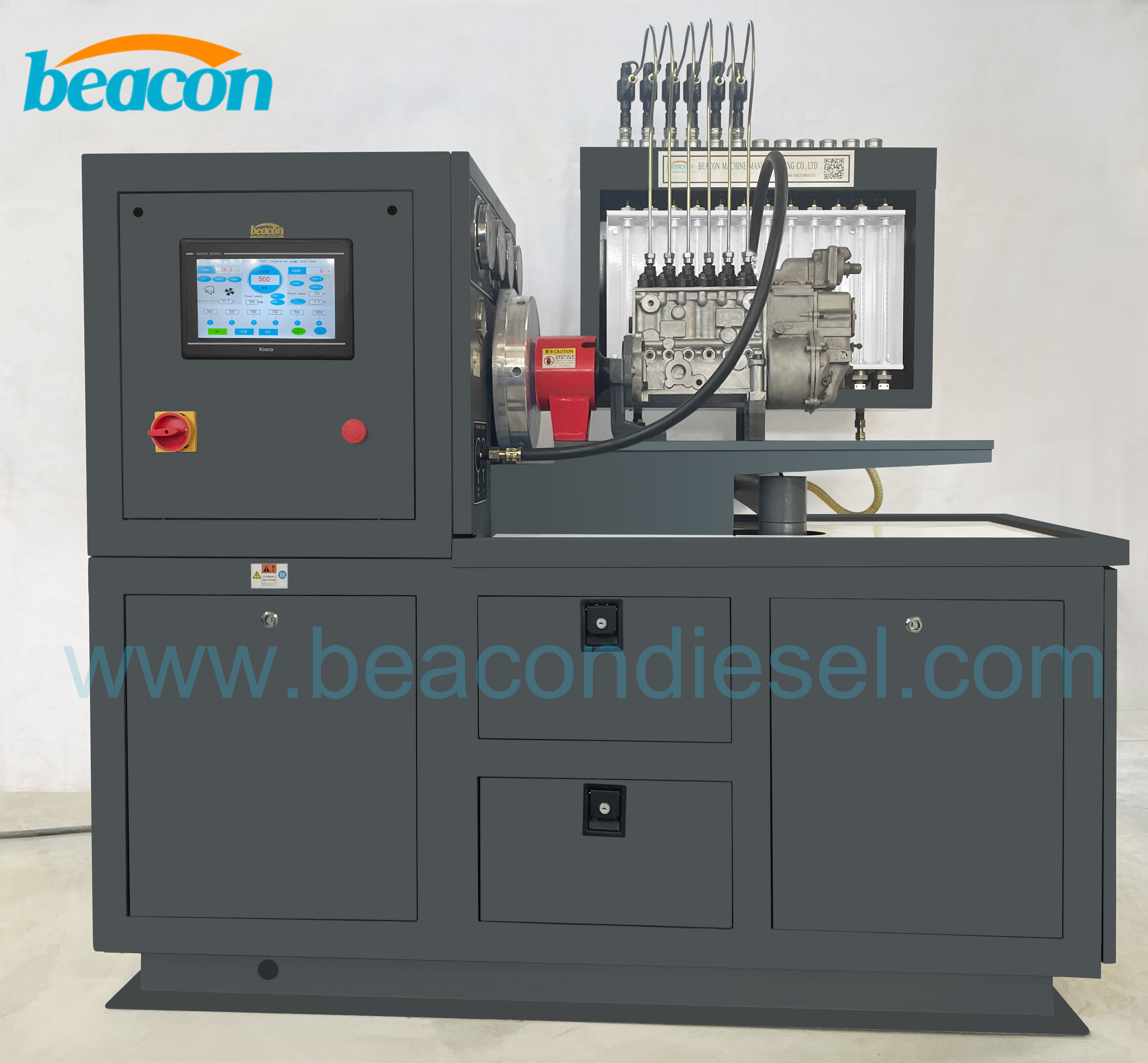 Banco de prueba de máquina de calibración de bomba de inyectores diésel 12PSD banco de prueba de ...