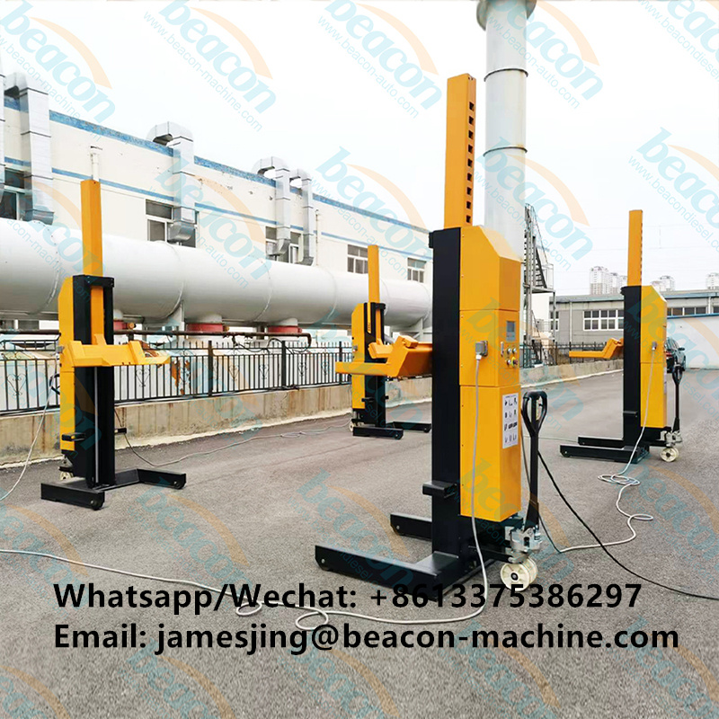 Elevador hidráulico portátil de cuatro cilindros BC-4175, elevador de ...